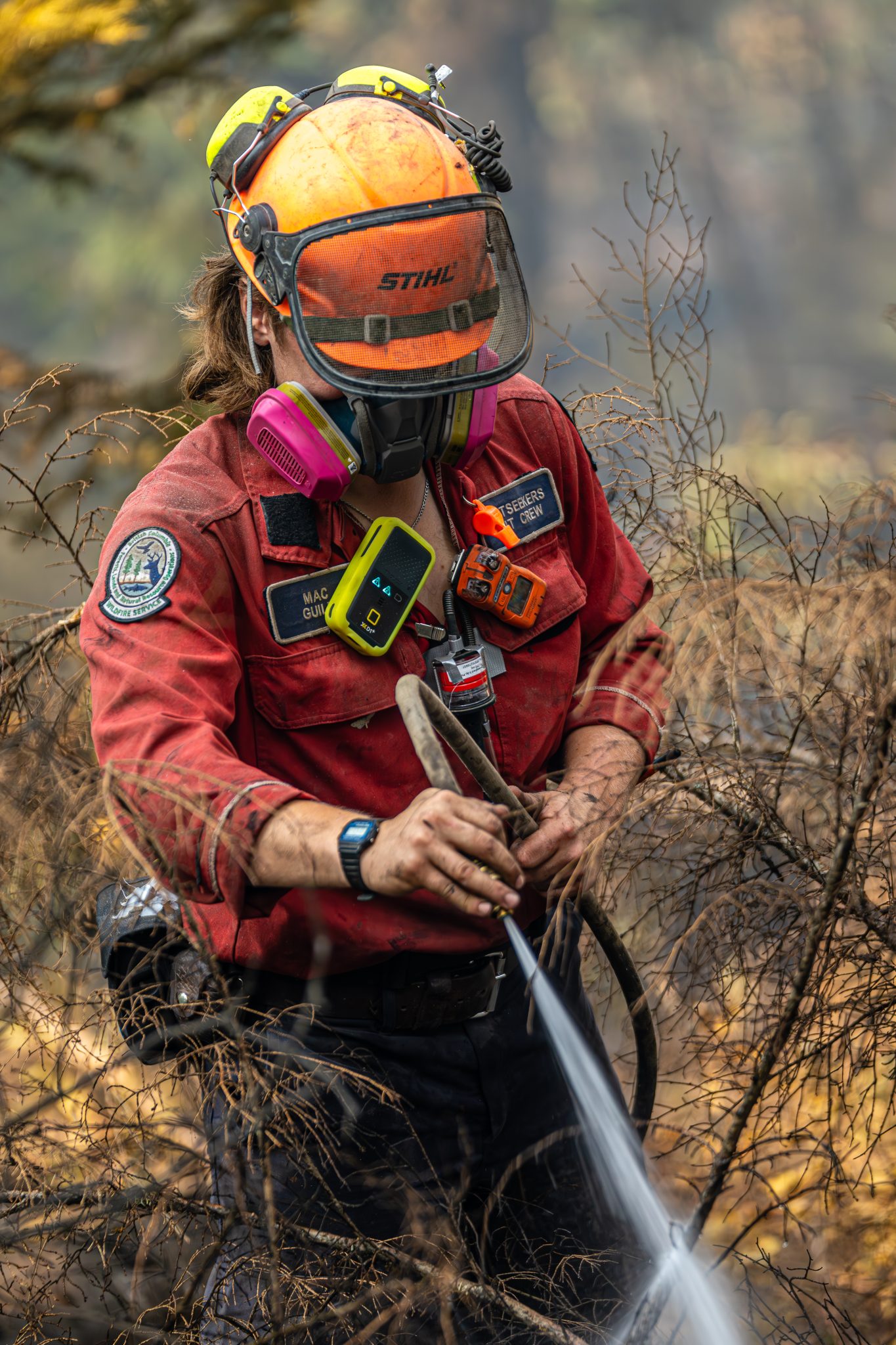 Reducing exposure – respiratory protection – BC Wildfire Service