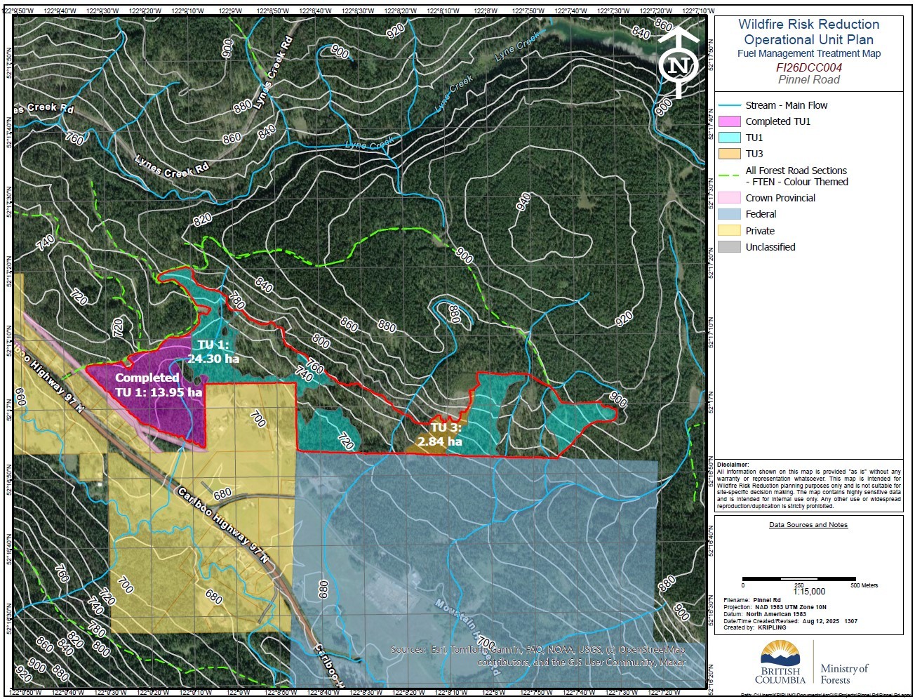 Wildfire risk reduction project planned for Pinnel Road – BC Wildfire ...