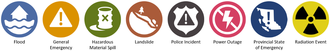 Introducing B.C.’s new hazard and emergency icons